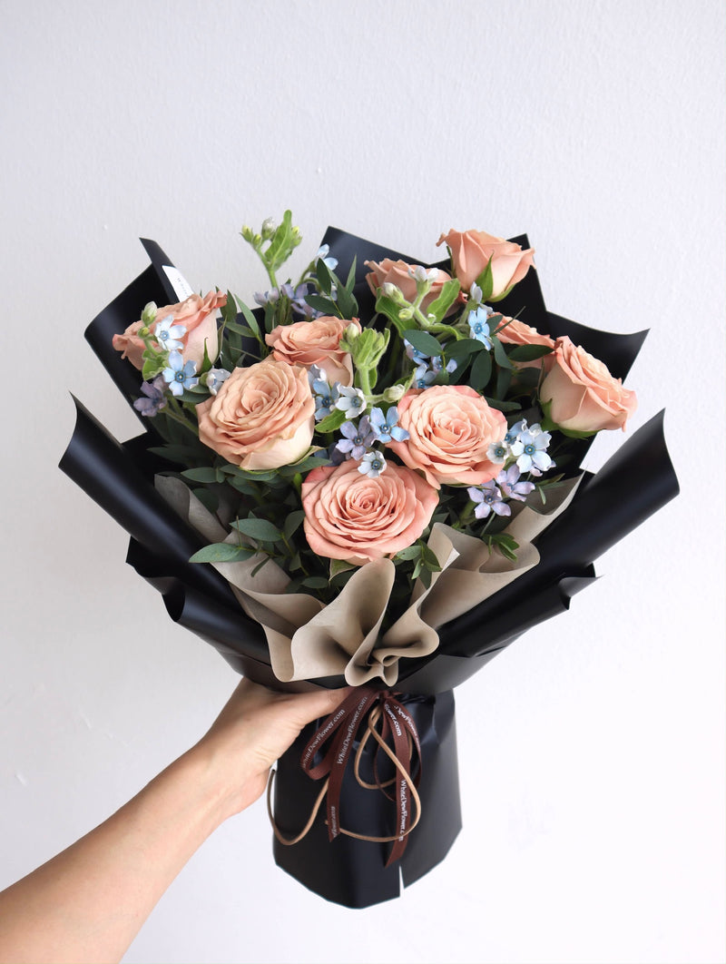 Express Your Love With Our Cappuccino Roses Bouquet - Shop Our ...