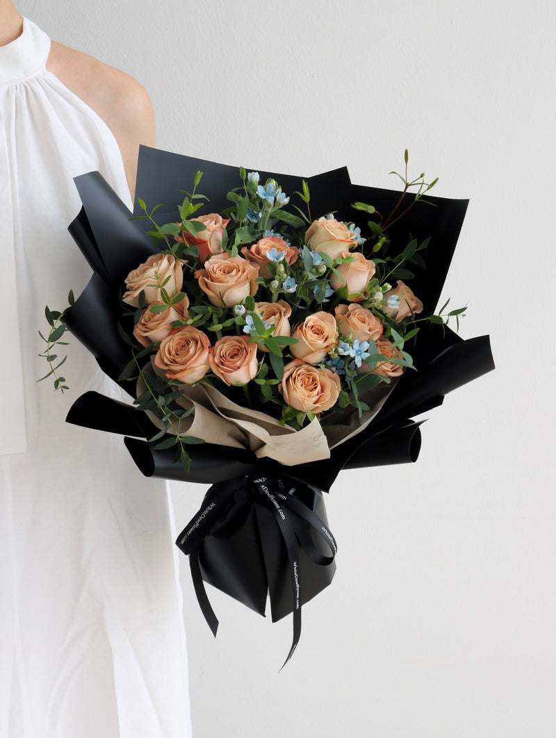 Express Your Love With Our Cappuccino Roses Bouquet - Shop Our ...